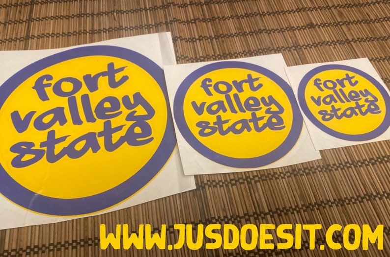 Fort Valley State/albany State Car Decal Window Sticker M - Car Window ...