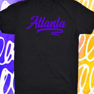 Atlanta Signature Swiggle T-shirt/sweatshirt - Please Read Item Details ...