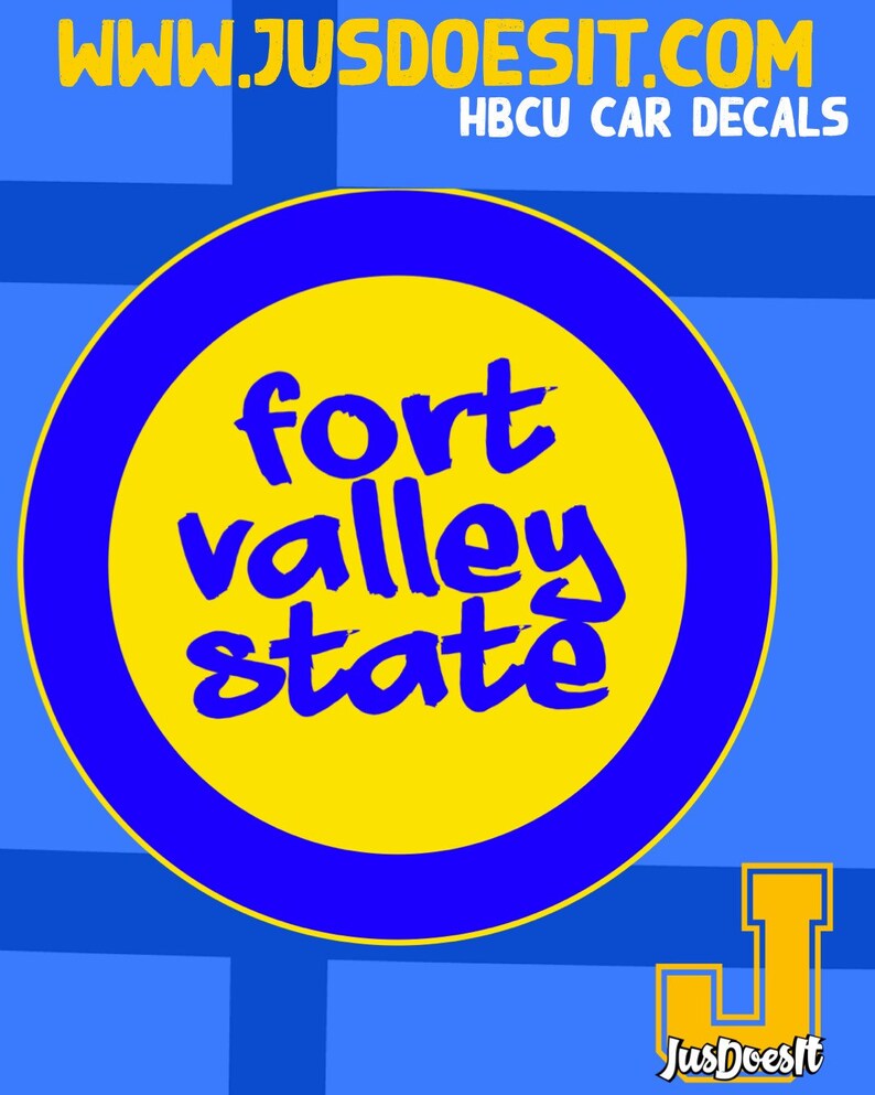 Fort Valley State/albany State Car Decal Window Sticker M - Car Window ...