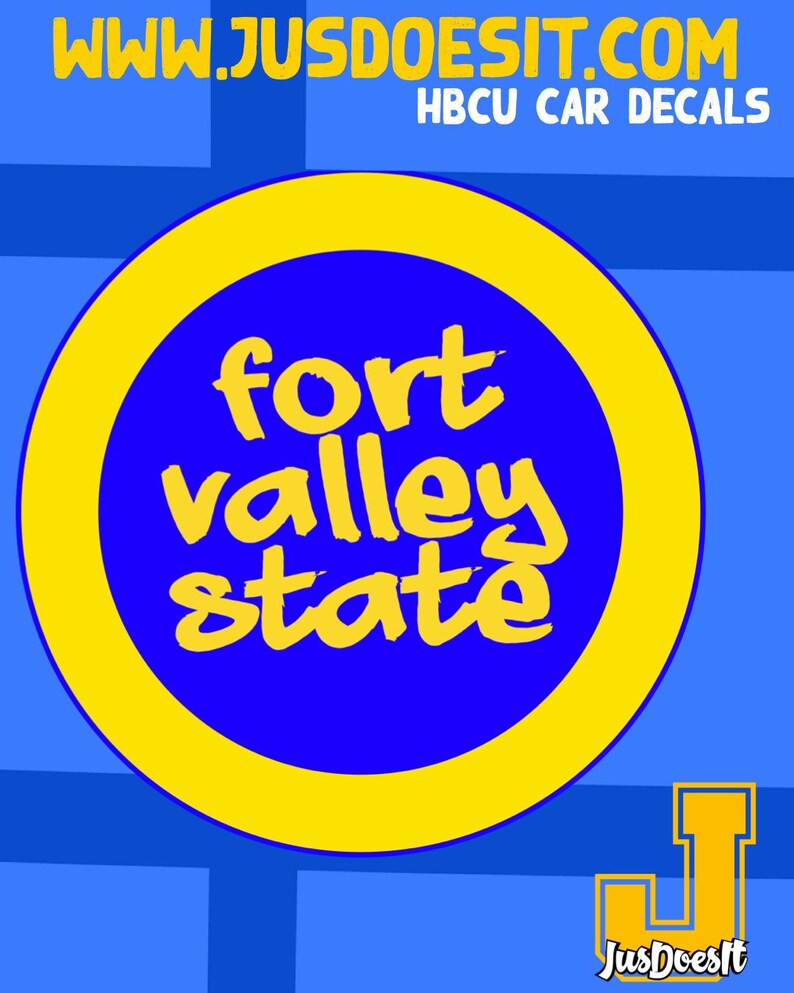 Fort Valley State/albany State Car Decal Window Sticker M - Car Window ...
