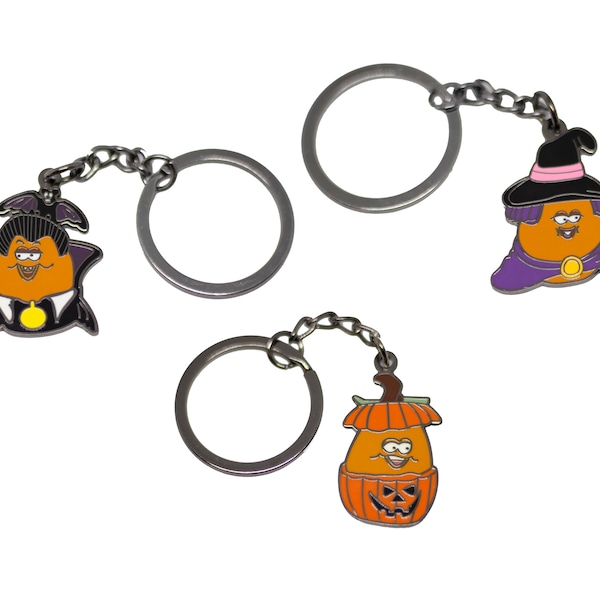 Halloween Bucket Keychain - Etsy