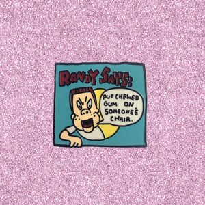 Peewee's Playhouse Randy Says Hard Enamel Pin - Etsy