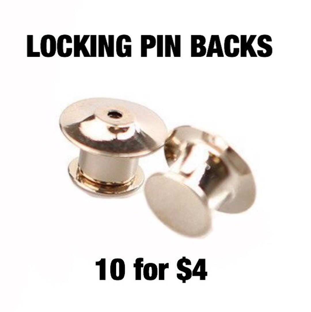 Locking Pin Backs 10 - Etsy