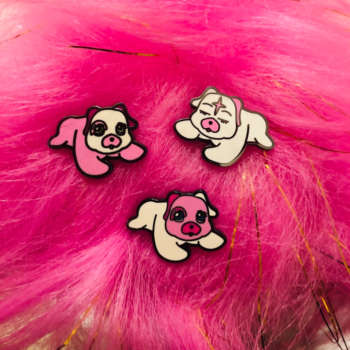 Puppy Surprise Puppies Hard Enamel Pin - Etsy
