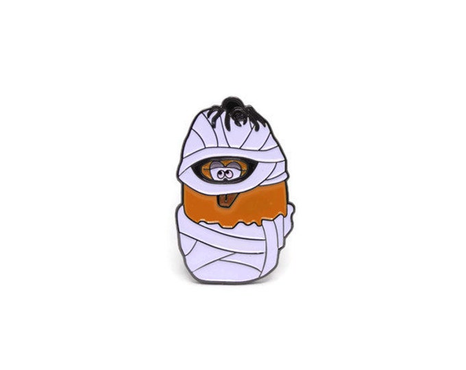 Mummy Halloween Mcnugget Enamel Pin - Etsy