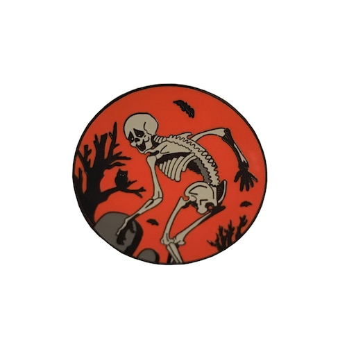 Dancing Skeleton Enamel Pin - Etsy