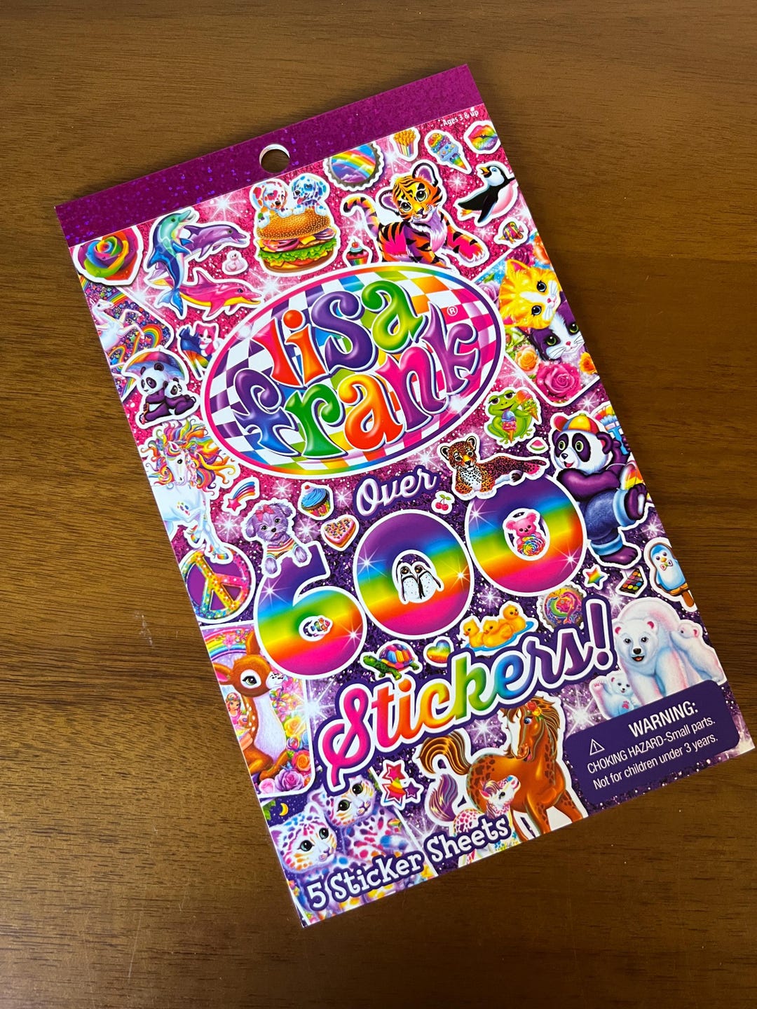 Lisa Frank Sticker Book - 600 Stickers - Etsy