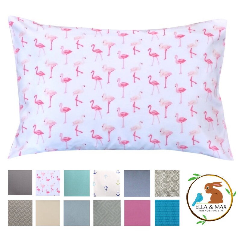 Pink Flamingo Toddler or Travel Pillowcase. Snuggly Soft. - Etsy