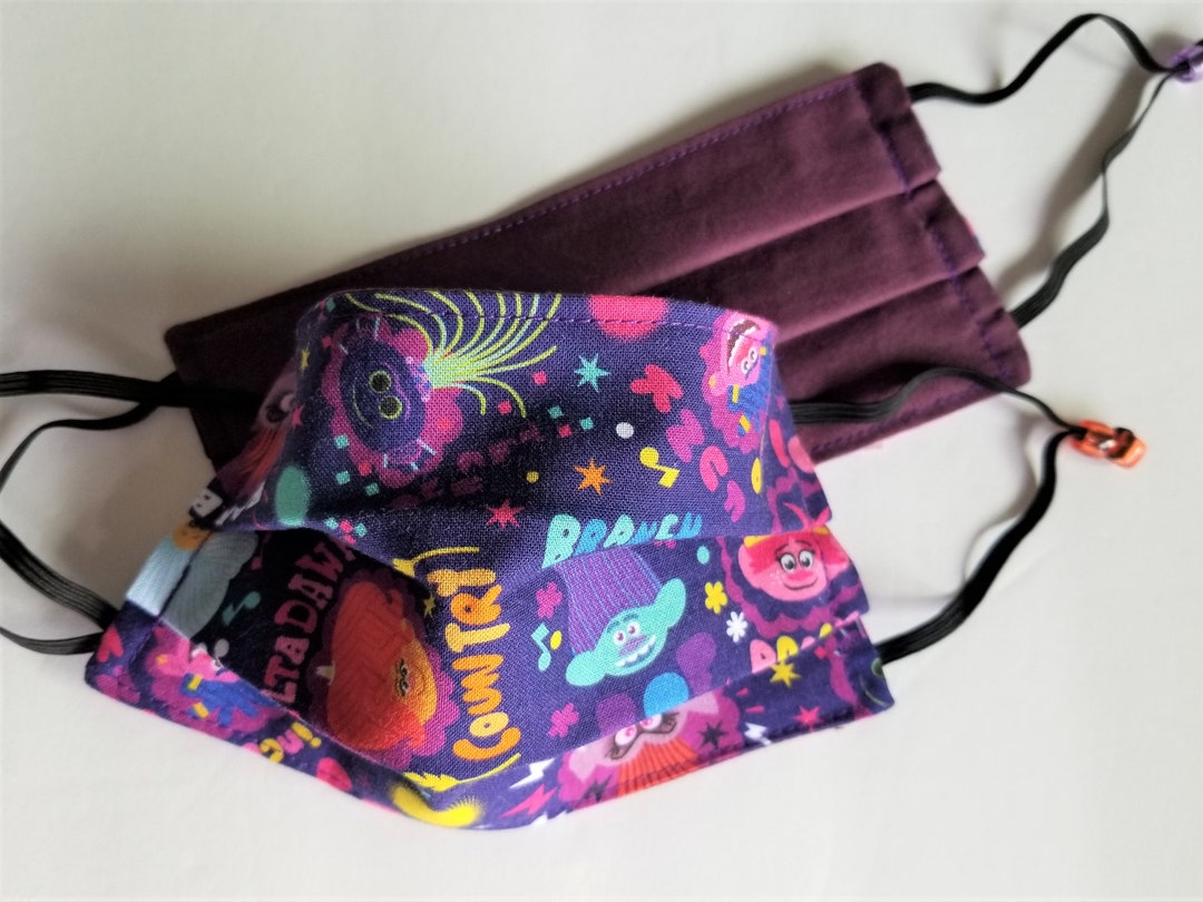 Troll Mask Trolls Face Mask Queen Barb Face Mask Kids - Etsy