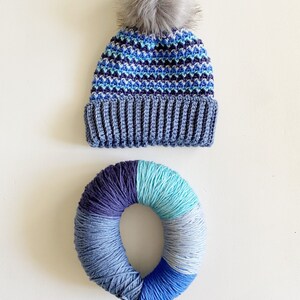 Caron O’go Big Donut Mesh Stitch Hat Pattern - Etsy