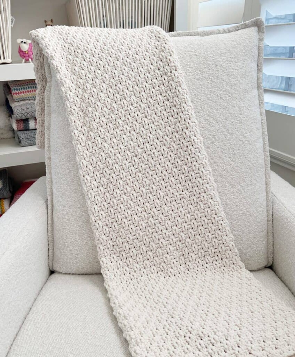 Crochet Diamond Weave Throw Pattern - Etsy