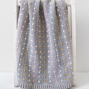 Crochet Candy Dots Baby Blanket Pattern - Etsy