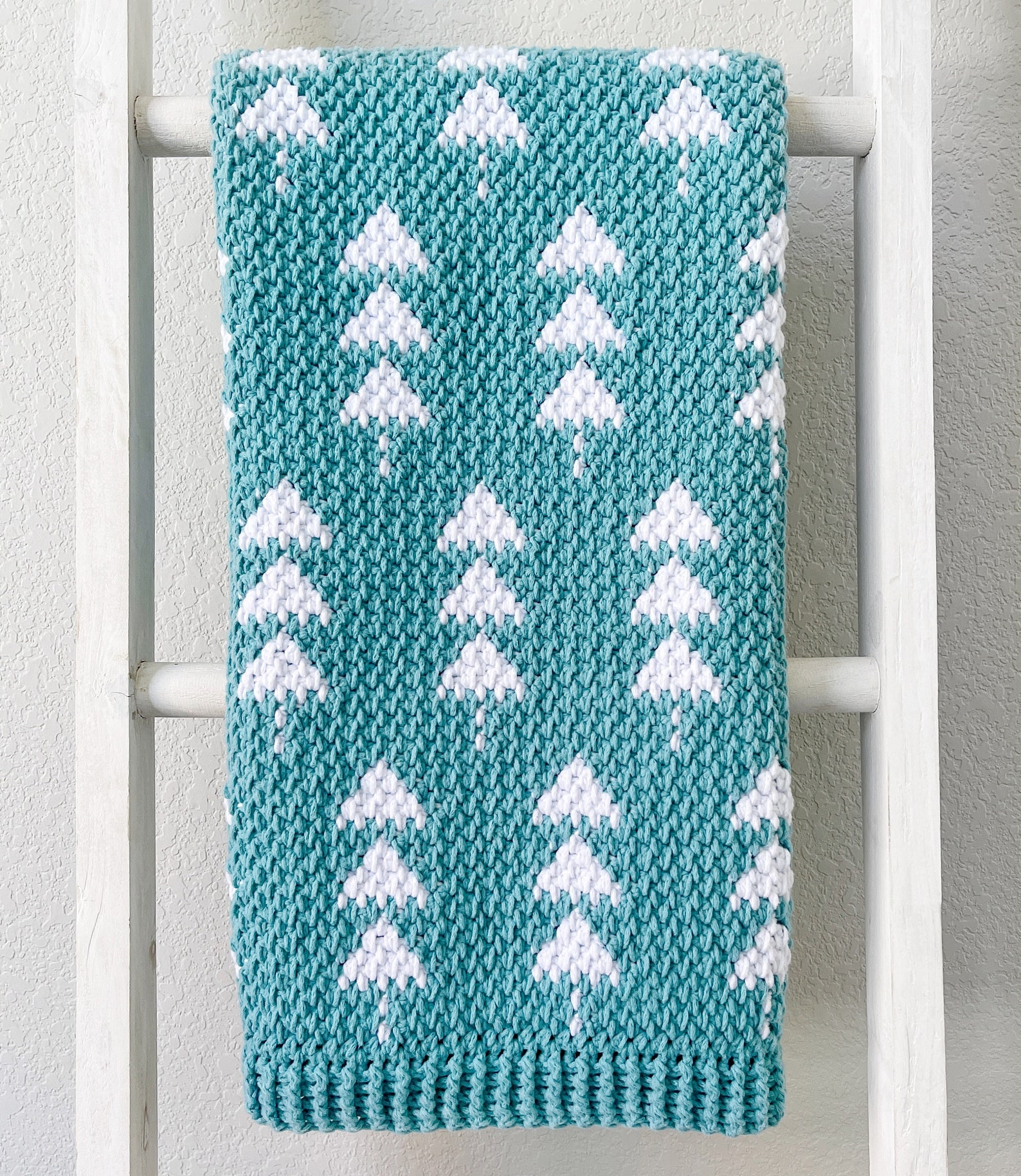 Crochet Winter Trees Baby Blanket Pattern - Etsy