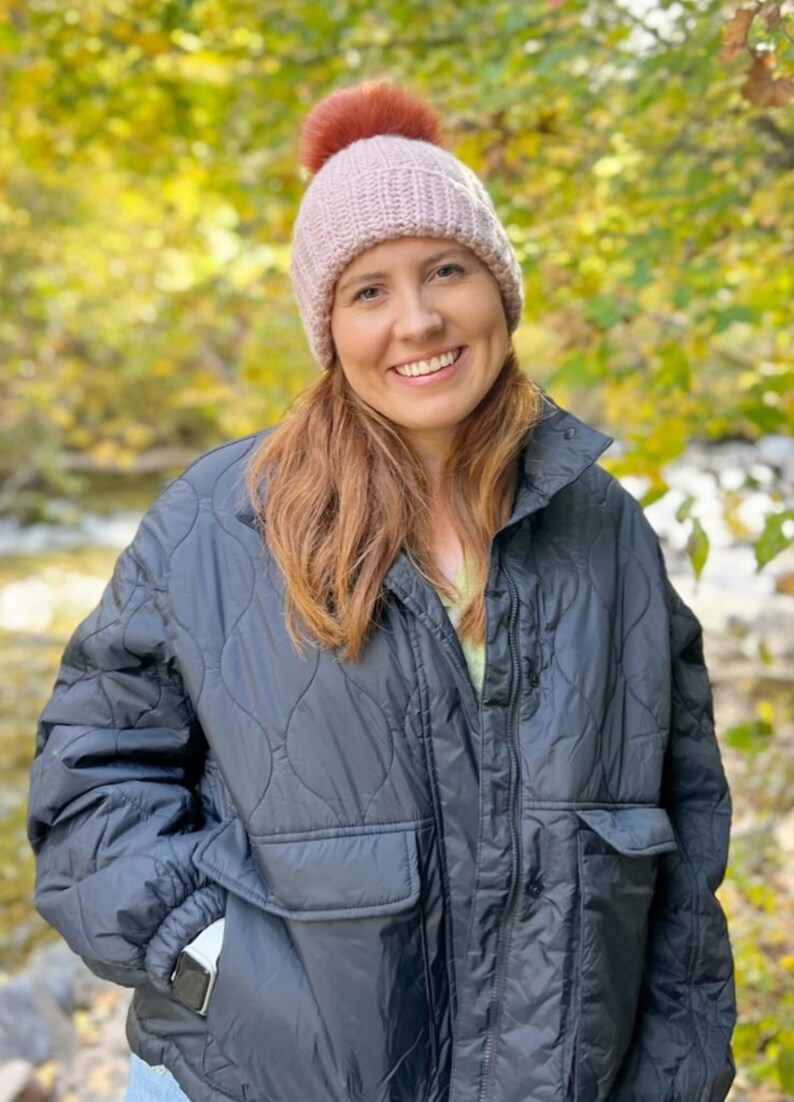 Easy Ribbed Red Heart Brushed Hat - Etsy