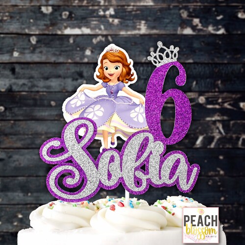 Sofia the First Cake Topper Printables DIGITAL Also - Etsy