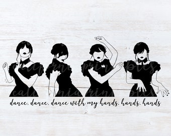 Merlina svg - Etsy España