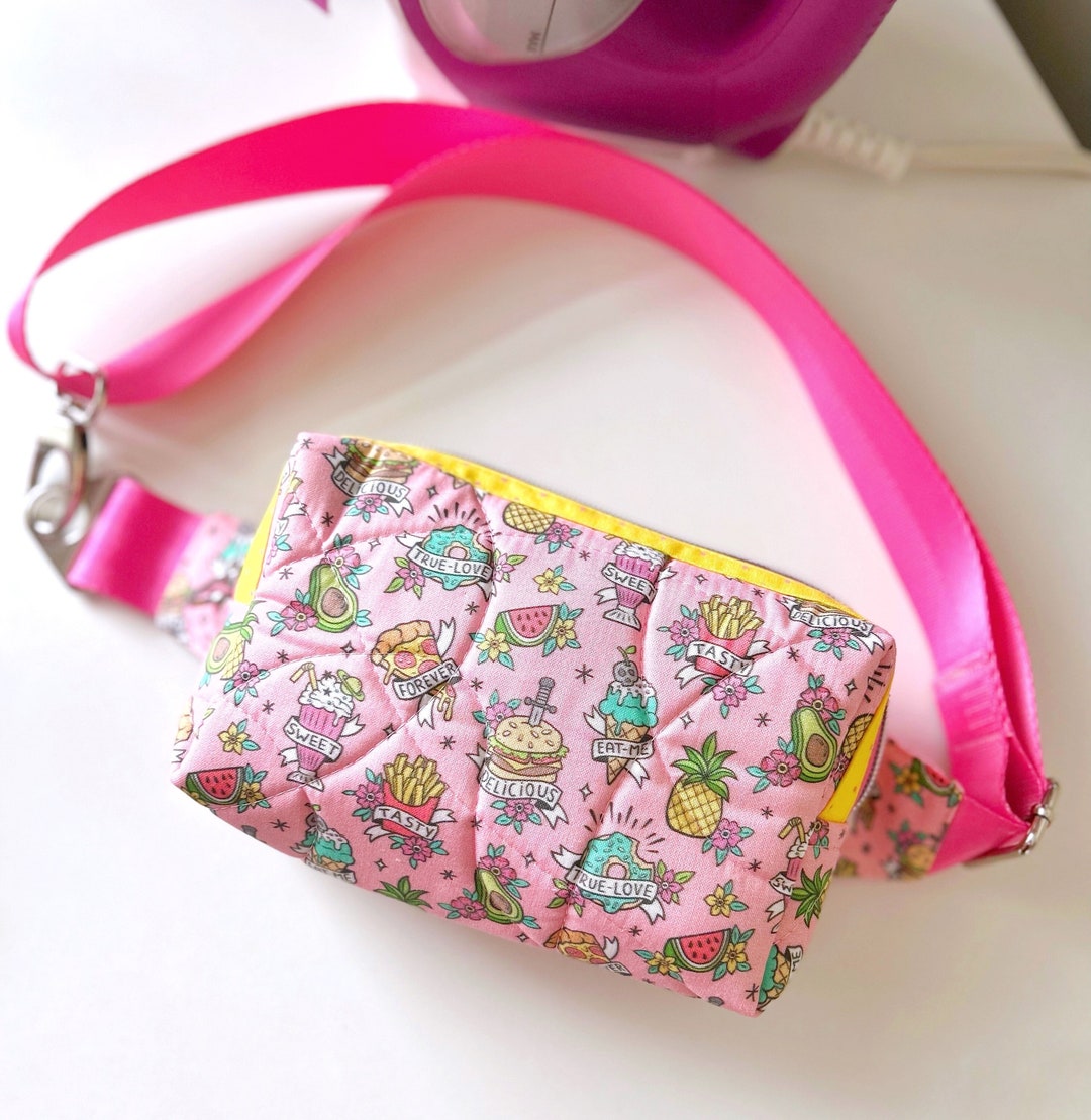 Fanny Pack, Mini Pink Food Tattoos, Alpen Belt Bag, Festival Bag, Belt ...