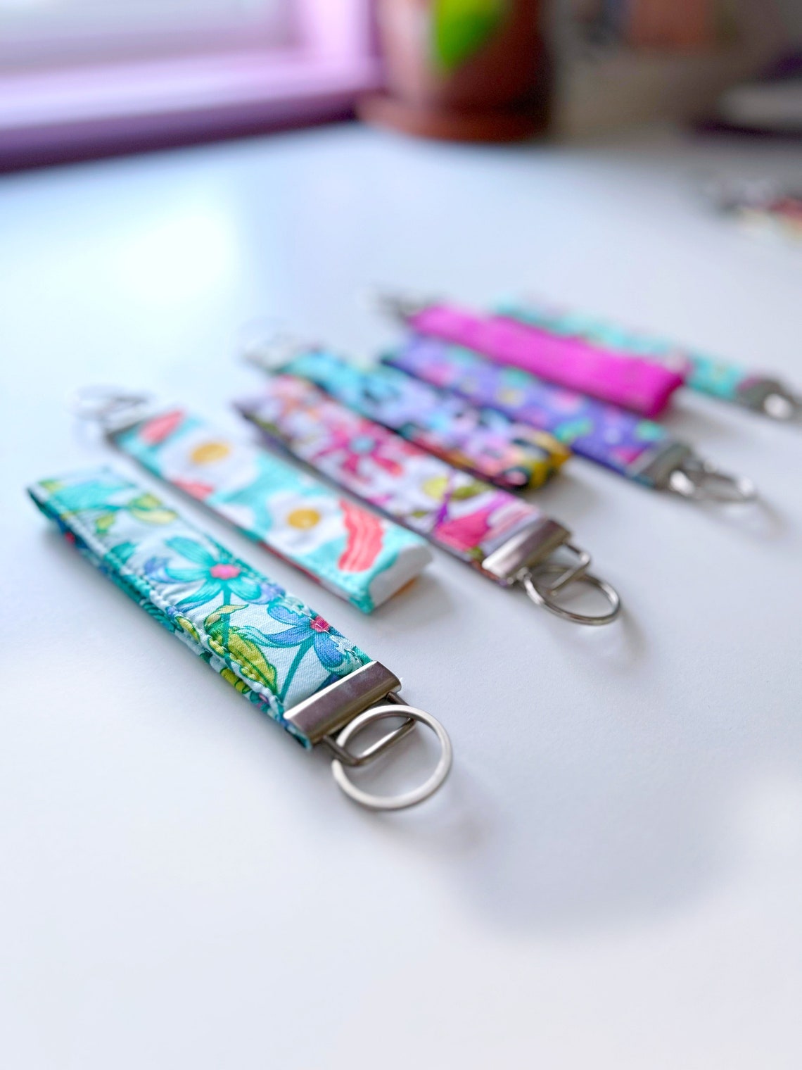 Wristlet Keychain, Key Loop, Key Fob, Various Colours - Etsy Canada