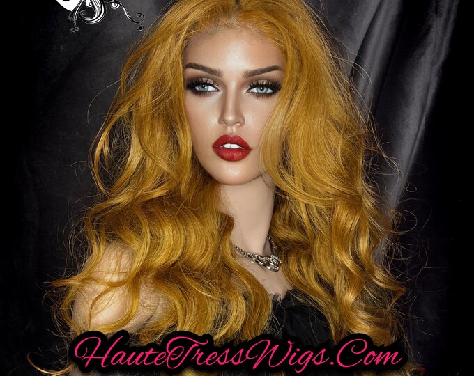 Strawberry Blonde, Realistic Hairline, Ginger Blonde, Free Parting ...