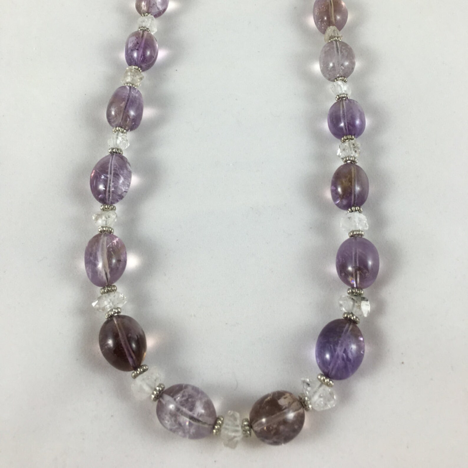 Money Bringer-ametrine X Harkimer Diamond Necklace, Handmade Statement ...