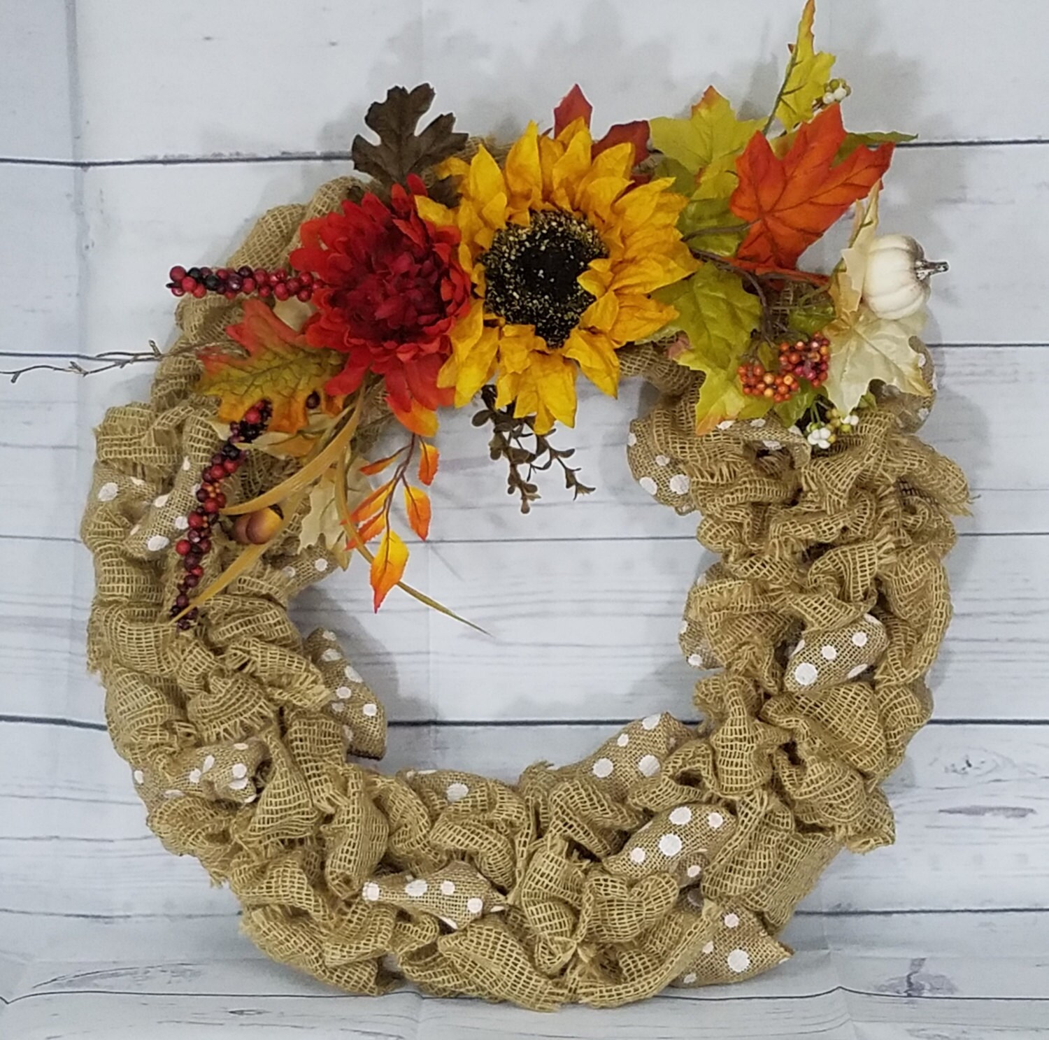 Fall Door Wreath - Etsy