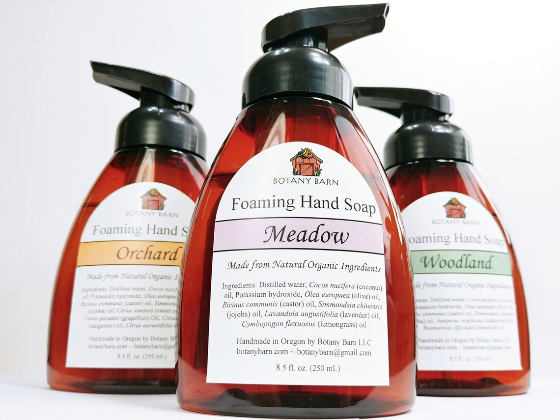 Foaming Liquid Hand Soap. Made From Organic Oils of Coconut | Etsy