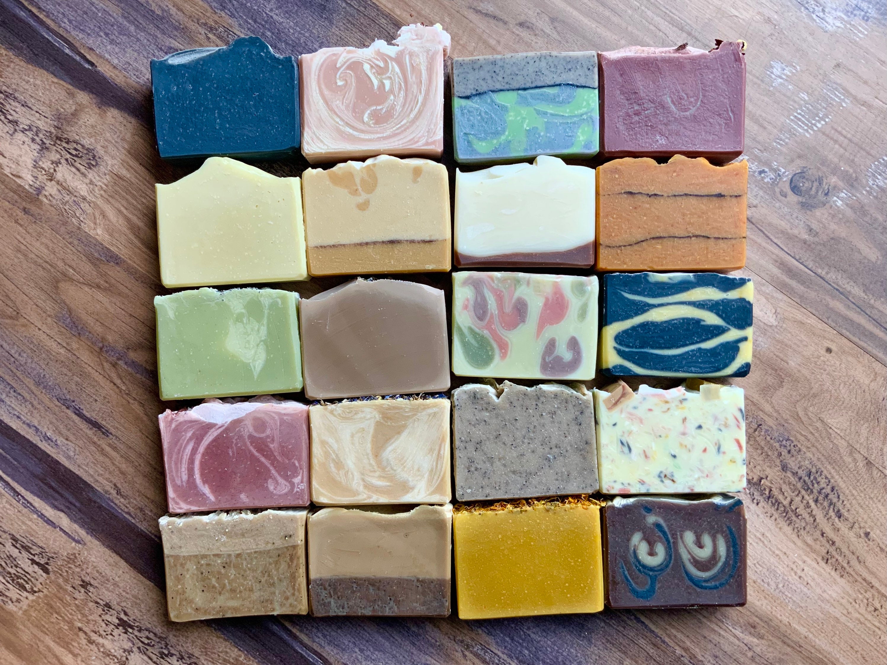 Bar Soap Gift Set With 4 Large Organic Soaps Each 4.5 Oz Mix - Etsy
