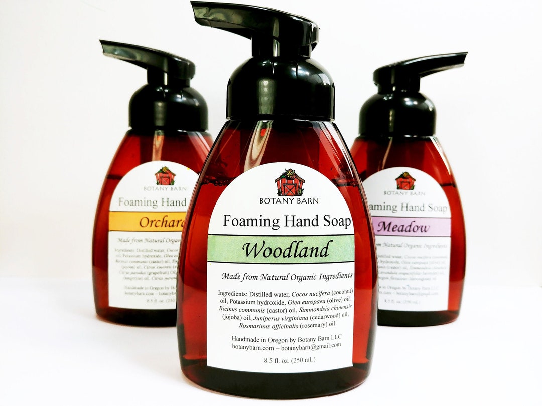 Foaming Liquid Hand Soap. Made From Organic Oils of Coconut, Olive ...