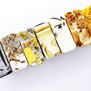 Organic Handmade Soap Gift Set. Sampler of 8 Half Sized Bars. Small ...