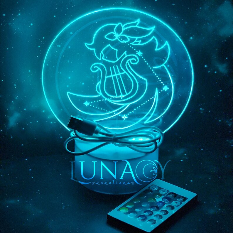 Genshin Impact Character Constellation LED Desk Light - Etsy