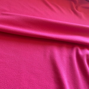 Liverpool HOT PINK Solid Hot Pink 2 Way Stretch Hot Pink - Etsy