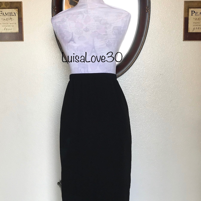 Pencil Skirt Black - Etsy