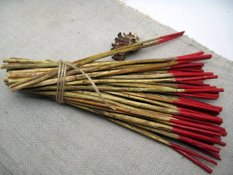 Dried Yarrow Stalks Stems Sticks Achillee Divination I Ching 10 Inches ...
