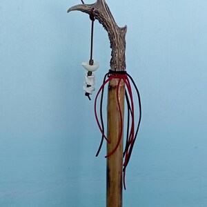 Veles Staff Magic Staff Walking Stick 56 1/2 Inch Ash Staff Druid Staff ...