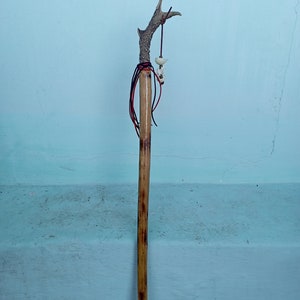 Veles Staff Magic Staff Walking Stick 56 1/2 Inch Ash Staff Druid Staff ...