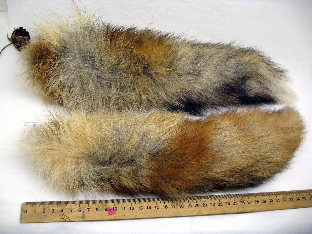 Red Fox Tails, Real Fox Tail, Fox Tail for Keychain, Fur Tail Fur for ...