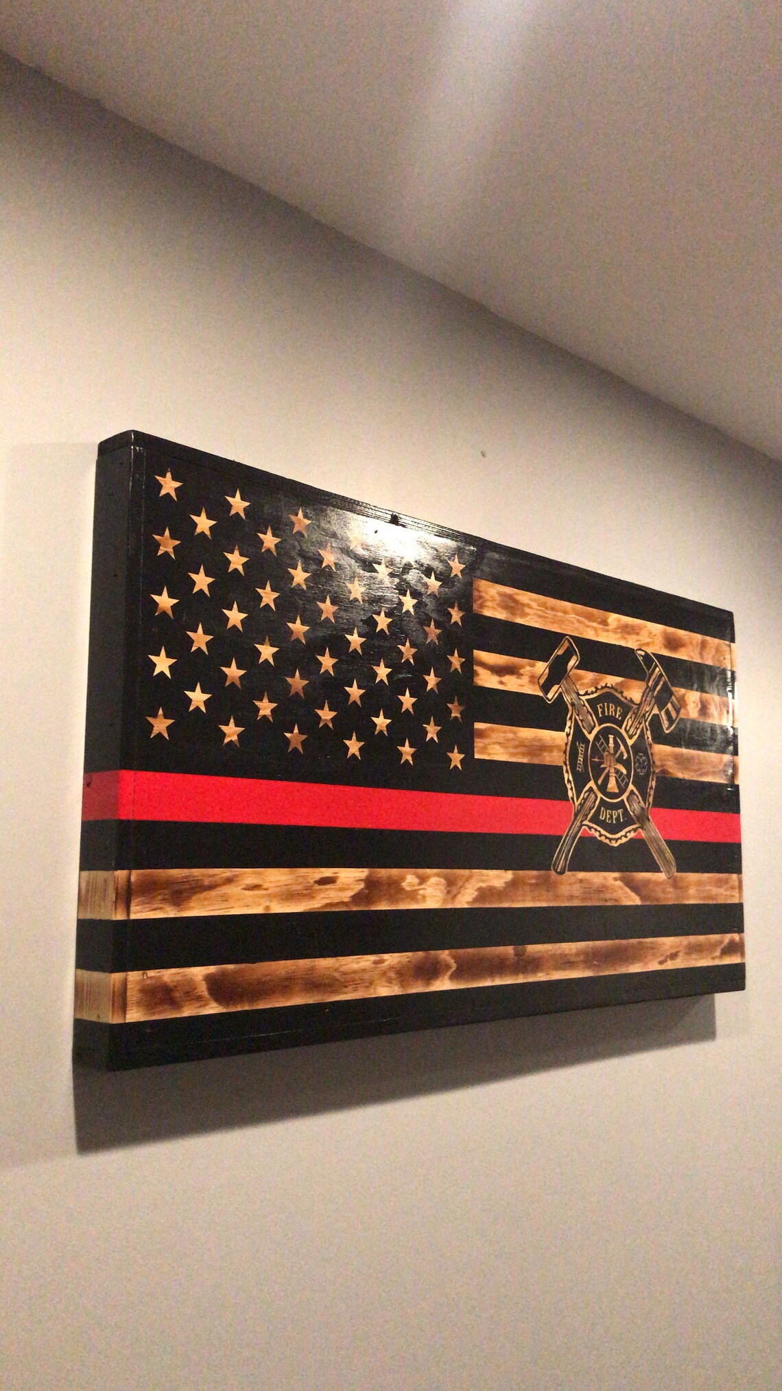 Firefighter Cross Flag - Etsy