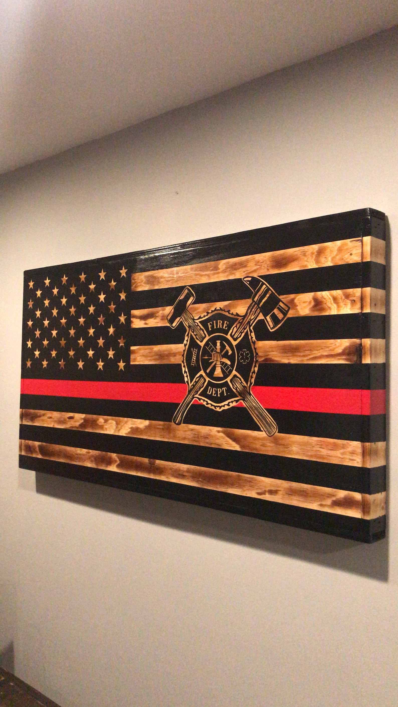 Firefighter Cross Flag - Etsy