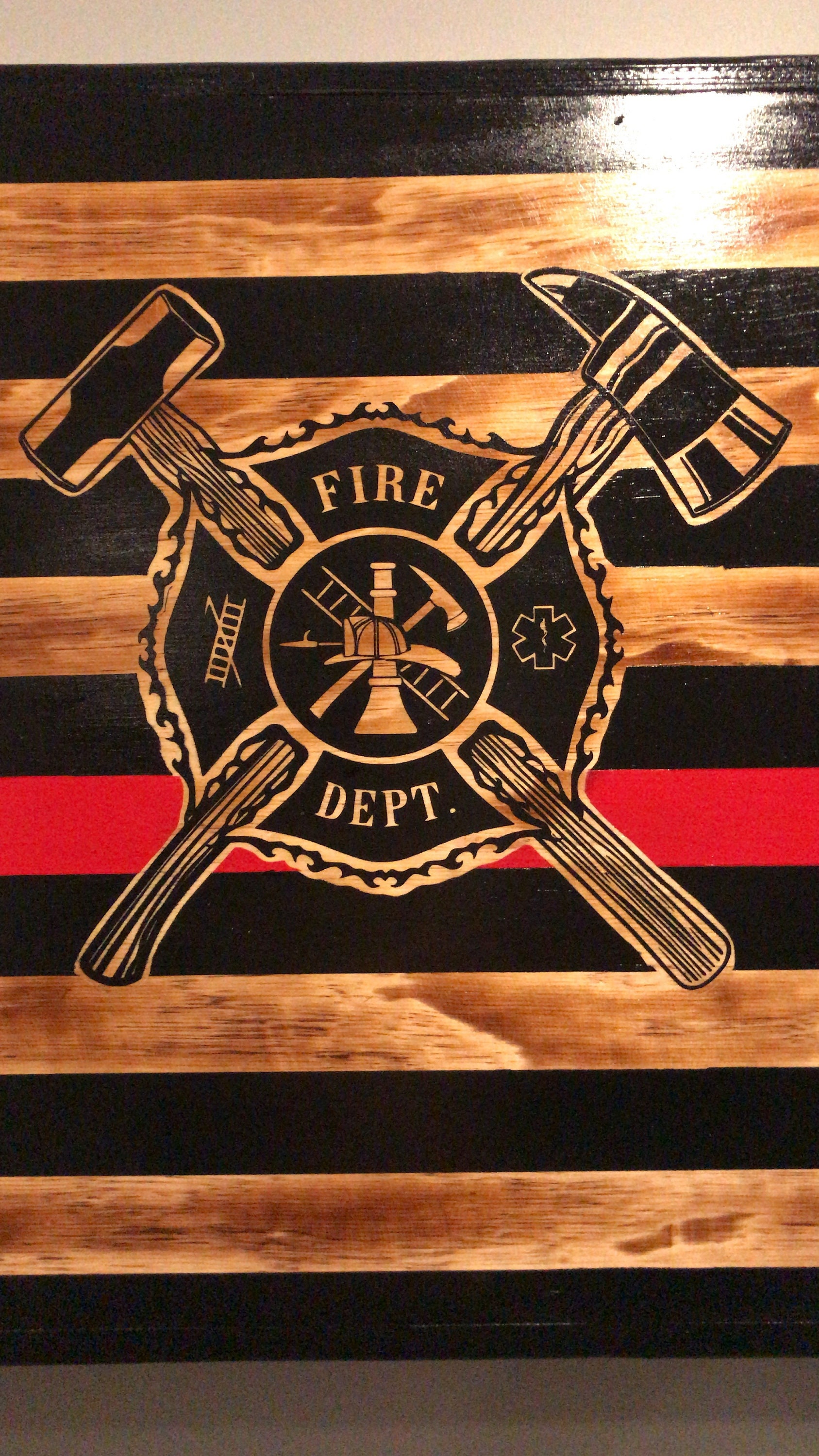 Firefighter Cross Flag - Etsy