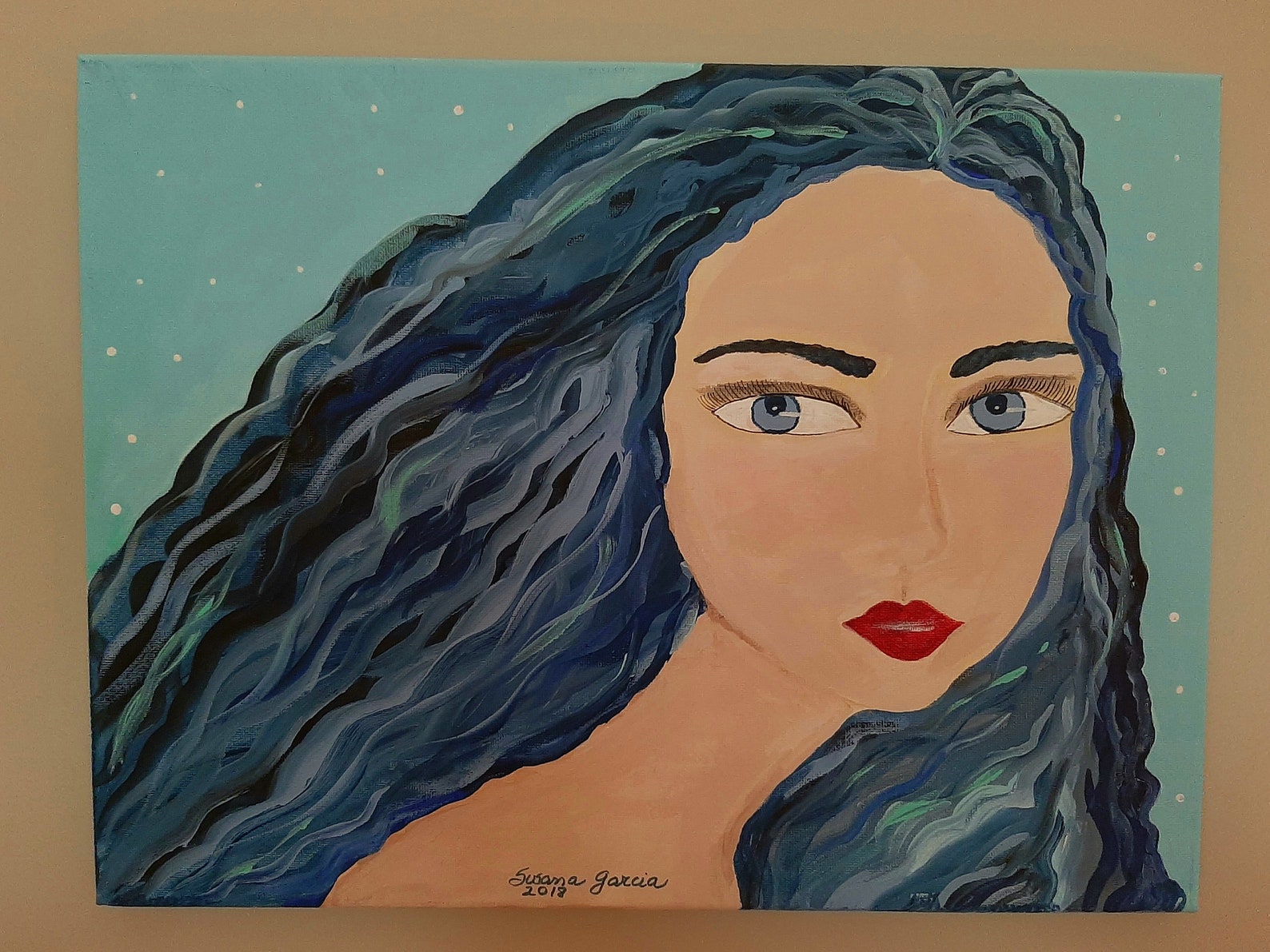 The Blue Lady - Etsy