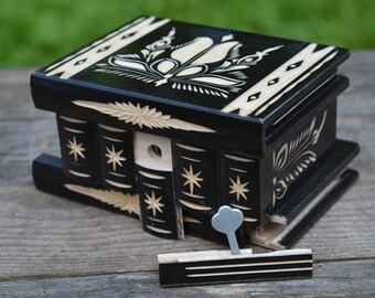 Wooden Trick Box - Etsy