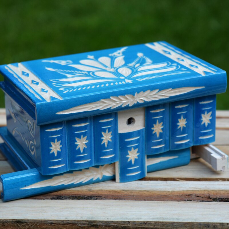 Secret Compartment Box - Etsy