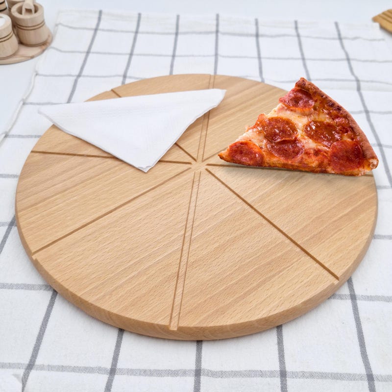Wood Pizza Plate - Etsy