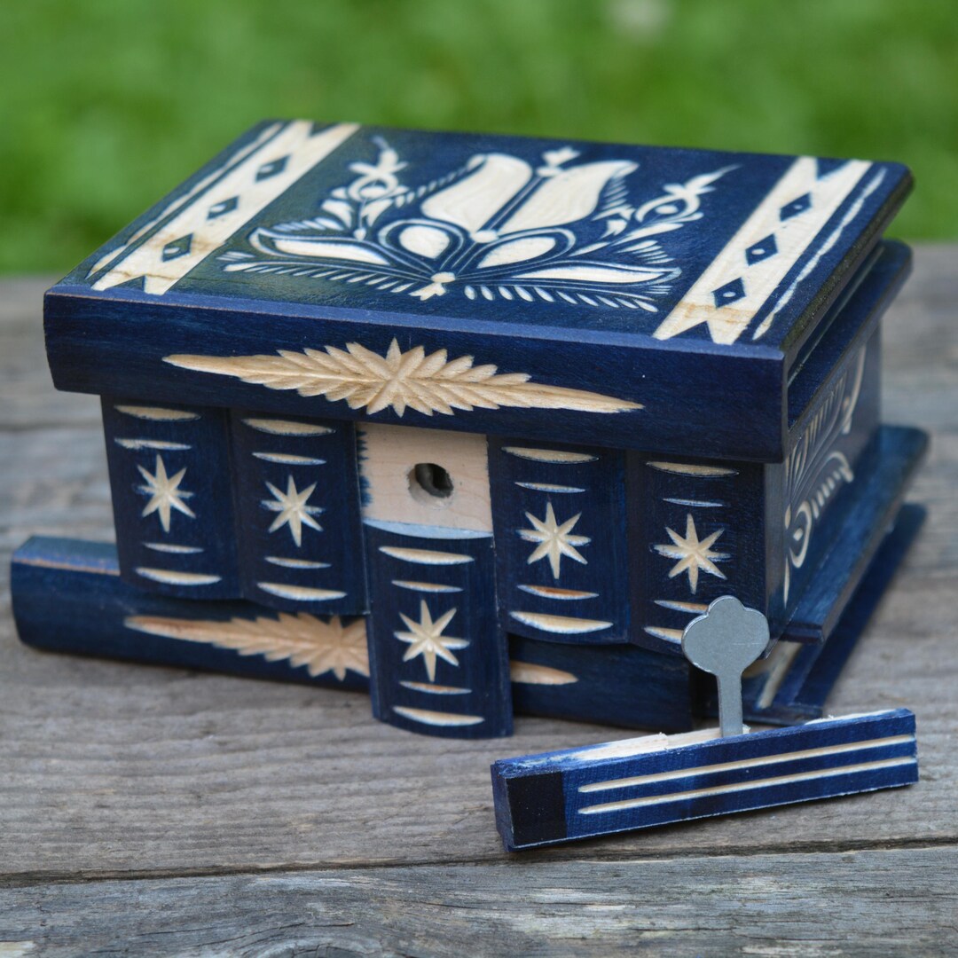 Personalized Secret Key Puzzle Boxes, Wooden Locking Box, Unique ...