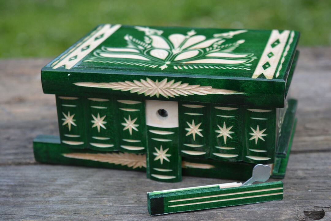 Secret Puzzle Box With a Hidden Compartment Surprise and Delight With ...