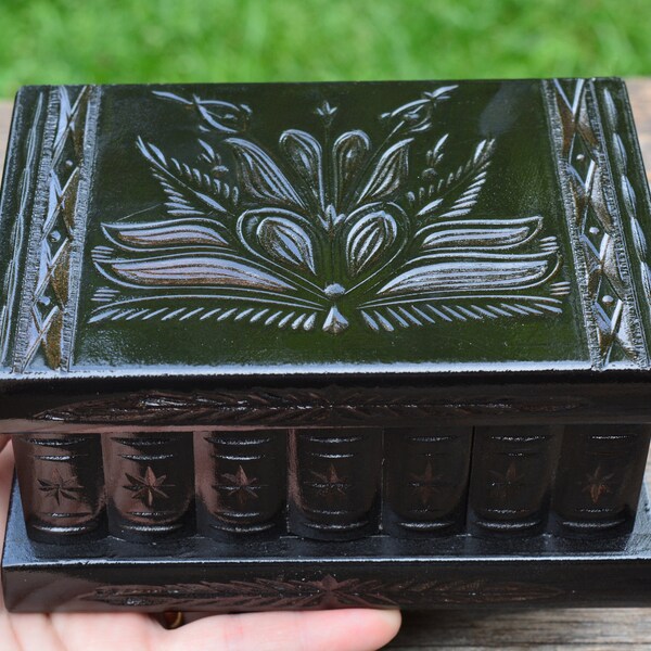 Secret Compartment Box - Etsy