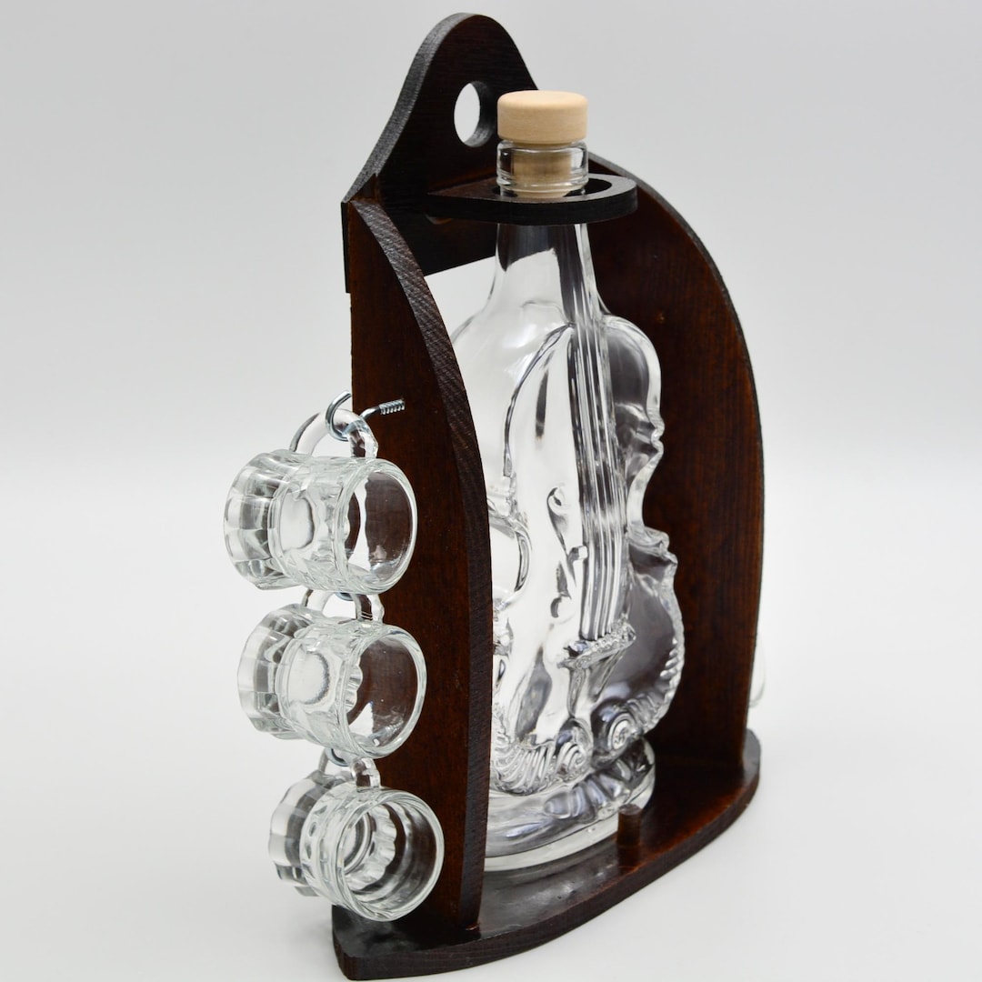 Unique Shot Glass Set With Music-inspired Liquor Bottle, Unique Party ...