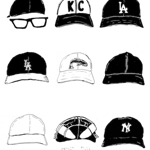 Sandlot Hat Print - Etsy