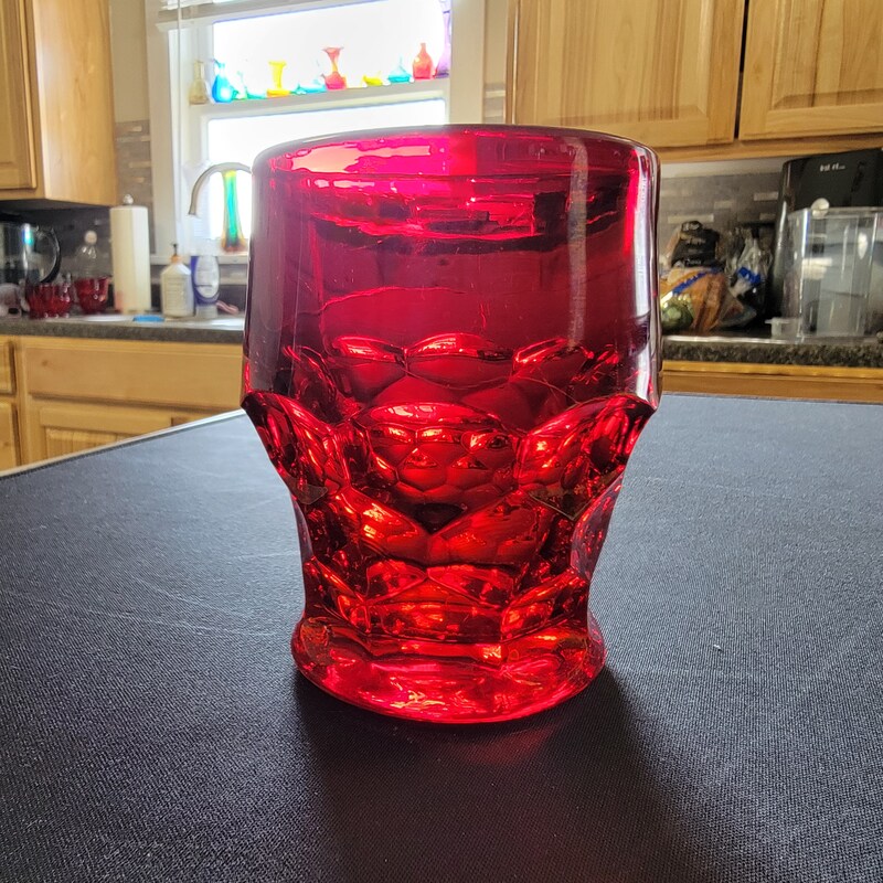 Viking Glass Ruby - Etsy