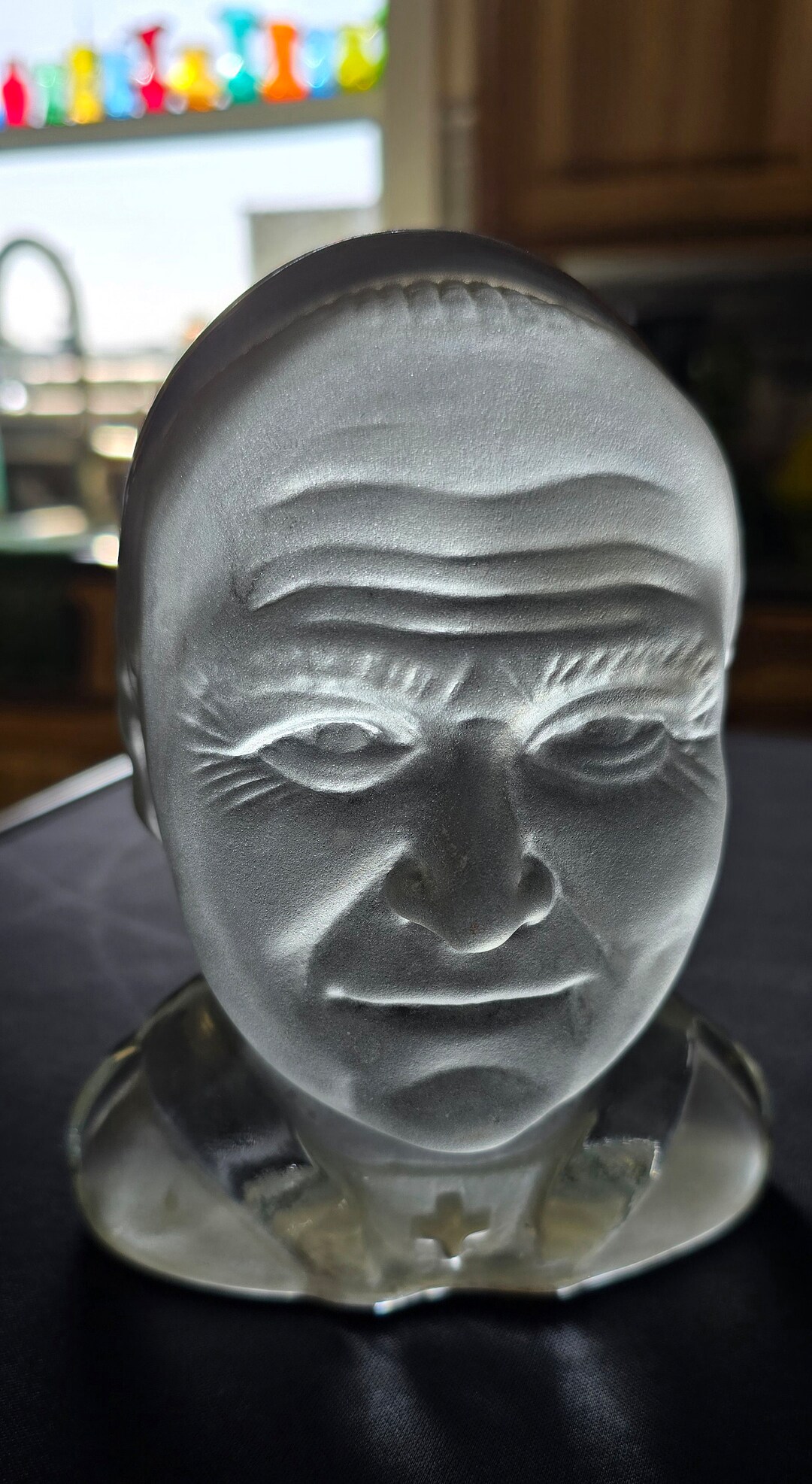 Vintage Viking Glass Pope Head - Etsy